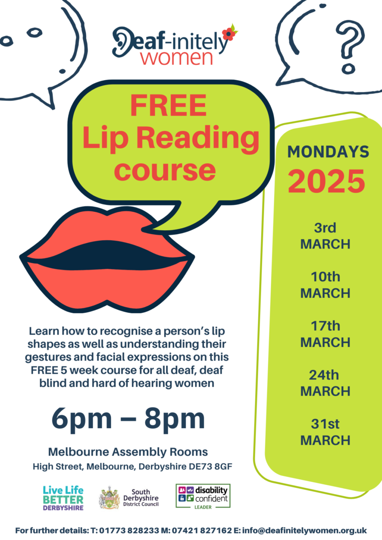 Spring 2025 – Melbourne, Derbys. | Lipreading - Lipreading Tutor and ...